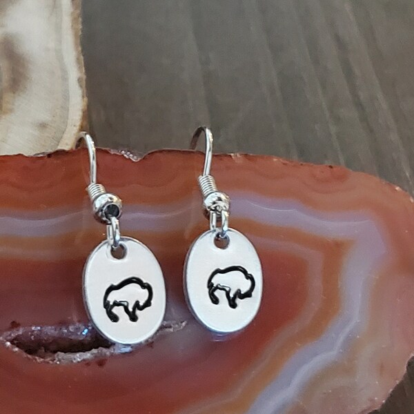 Bison Earrings - Etsy