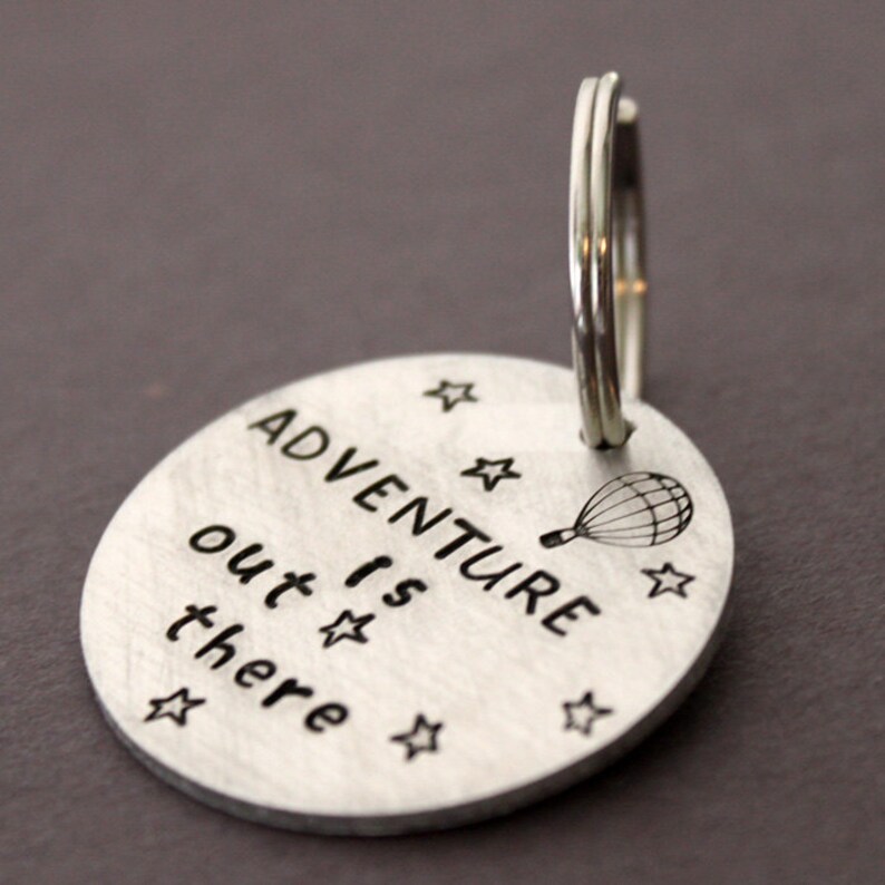 Adventure Keychain Adventure is Out There Key Chain Hot Air - Etsy