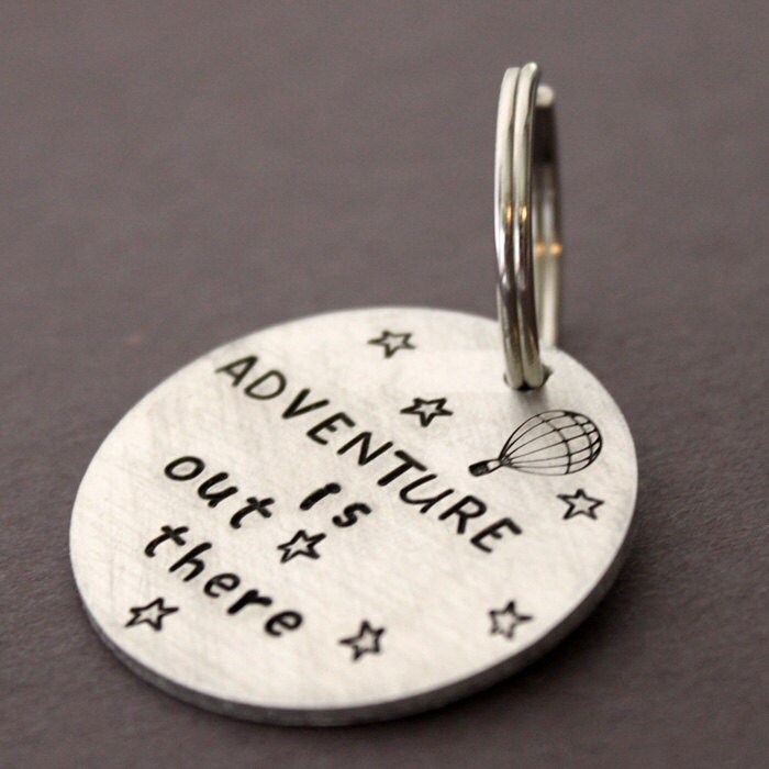 Adventure Keychain Adventure is Out There Key Chain Hot Air - Etsy