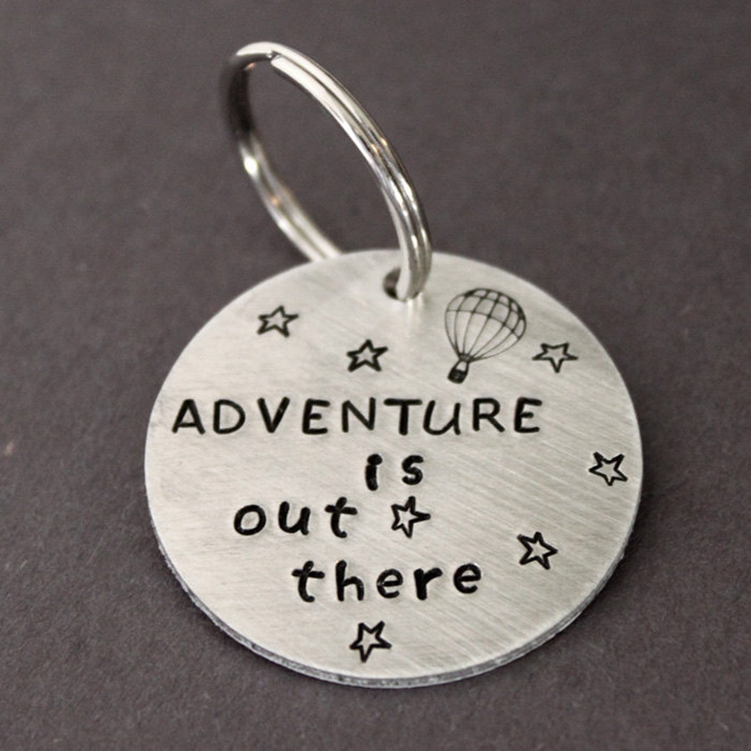 Adventure Keychain Adventure is Out There Key Chain Hot Air - Etsy