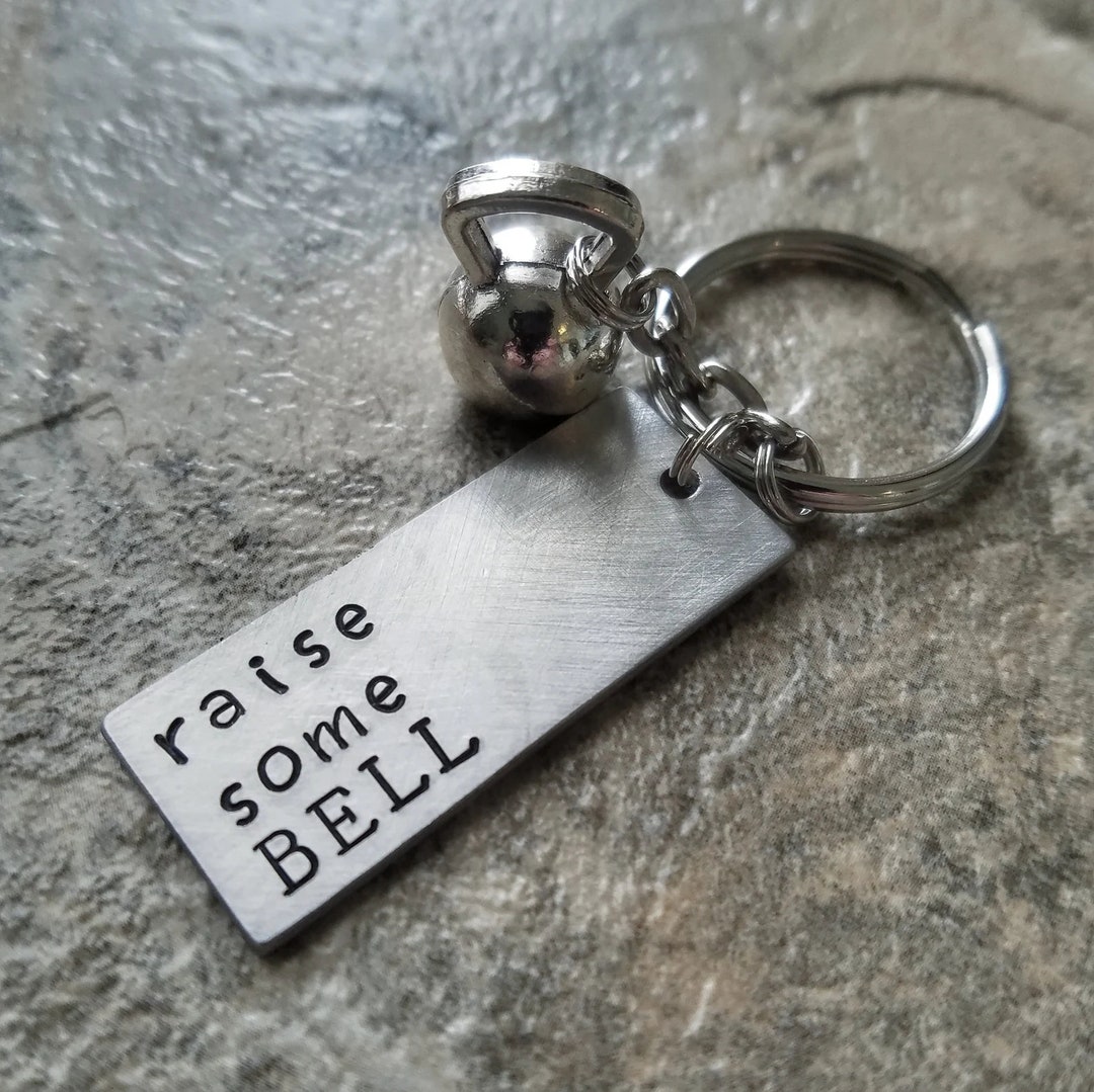 Kettlebell Keychain Raise Some Bell Gym Key Chain Workout - Etsy