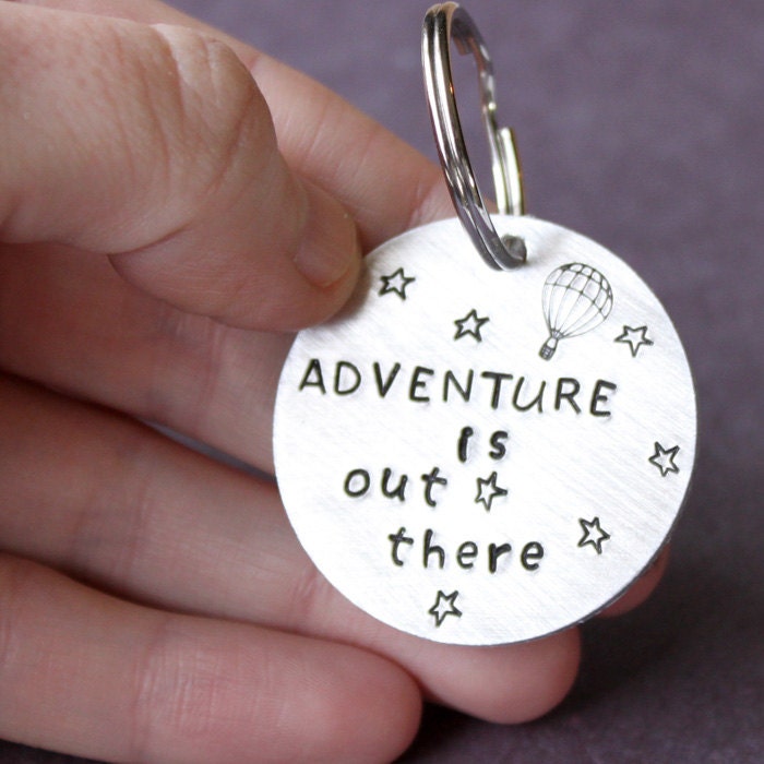 Adventure Keychain Adventure is Out There Key Chain Hot Air | Etsy