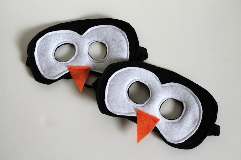 Felt Penguin Mask for Kids - Etsy