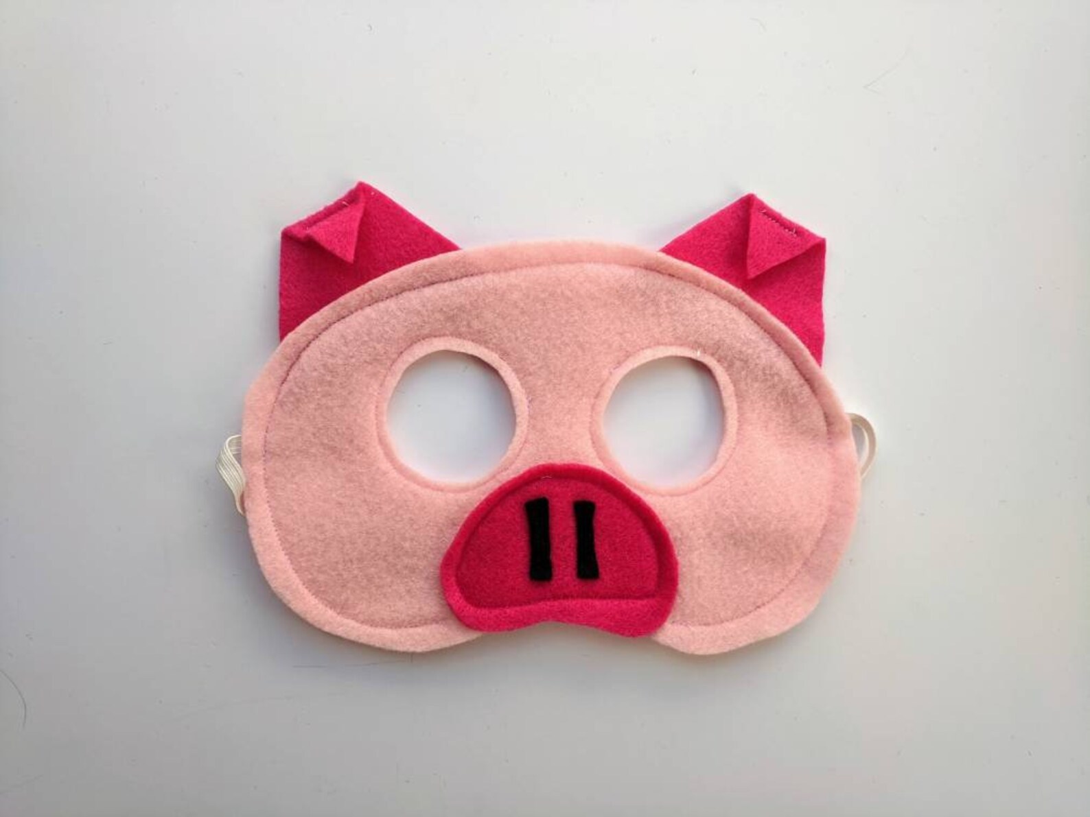 Felt Pink Pig Mask for Kids | Etsy
