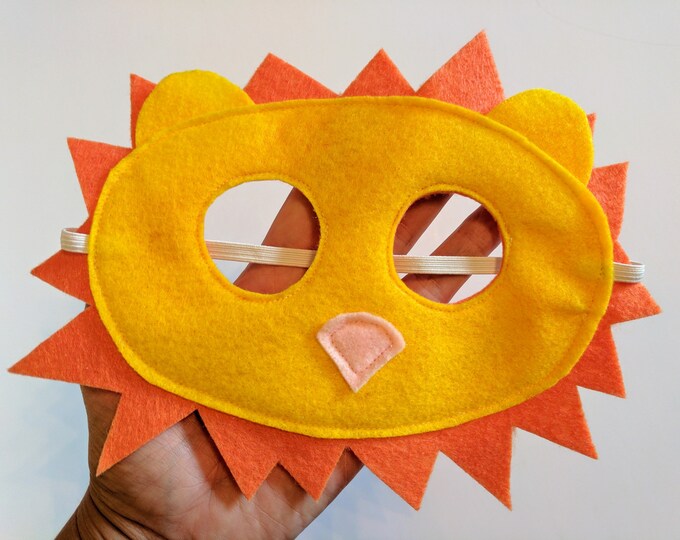 Felt Lion Mask for Kids - Etsy