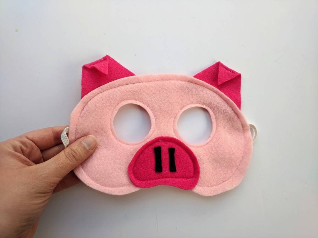 Felt Pink Pig Mask for Kids - Etsy