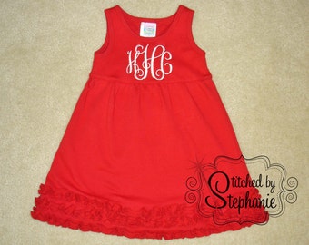 Red baby dress | Etsy