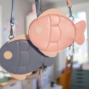 Fish Crossbody Bag Wallet and Purse Vegan Leather - Etsy