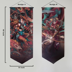 Wall Scroll 24 X 60 Banner - Etsy