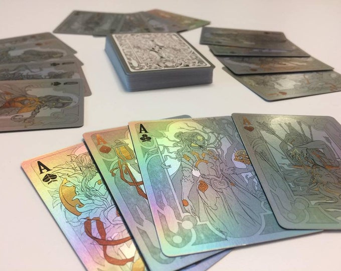 Fantasy Playing Card Set, Holographic 3rd Edition Limited Print Run - Etsy