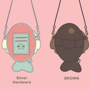 Fish Crossbody Bag, Wallet, and Purse Vegan Leather - Etsy