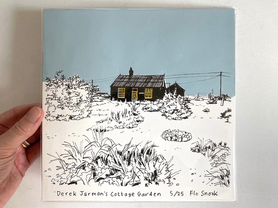 Derek Jarman's Cottage / Hand Painted Print / Limited Edition - Etsy