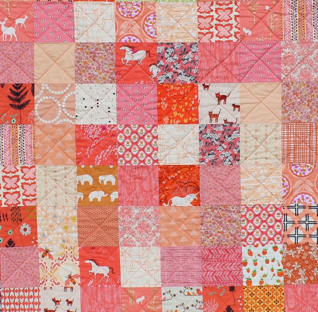 Queen Size Custom Patchwork Quilt, Traditional Quilt, Bedding, You ...