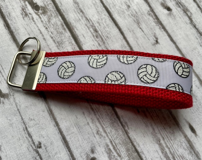Volleyball Charm Keychain, Personalized Volleyball Key Chain ...
