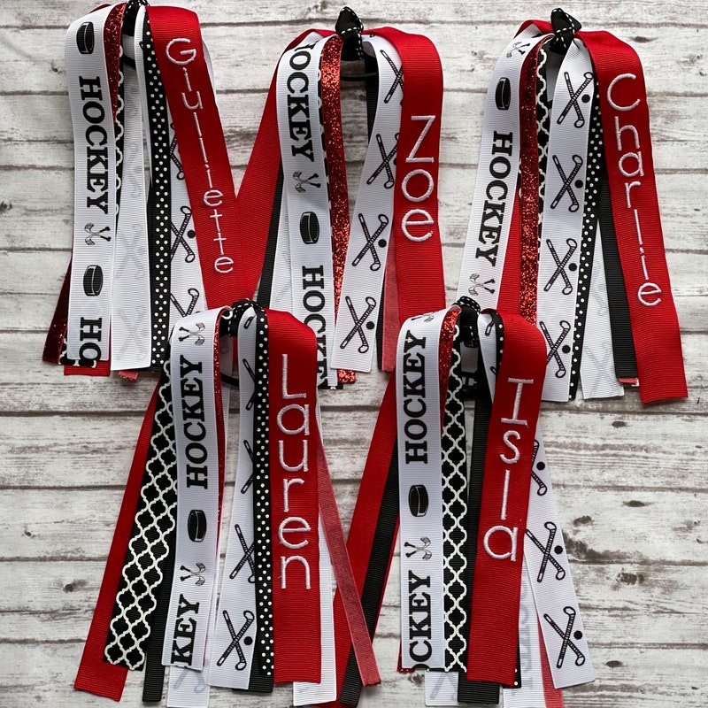 Hockey Hair Streamers - Etsy