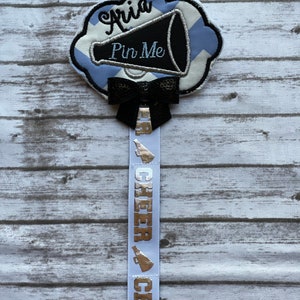 Cheer Pin Me Ribbon/cheer/cheer Gift/cheer Ribbon/cheer Pin Holder/pin ...