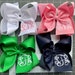 Monogrammed Hair Bow/hair Bow/bow/boutique Hair Bow/monogrammed Bow/big ...