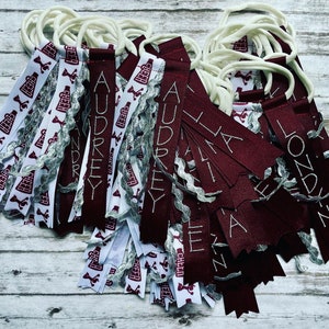 Pom Pom Tags/pom Pom Labels/pom Pom Name Tags/pom Pom Accessory - Etsy