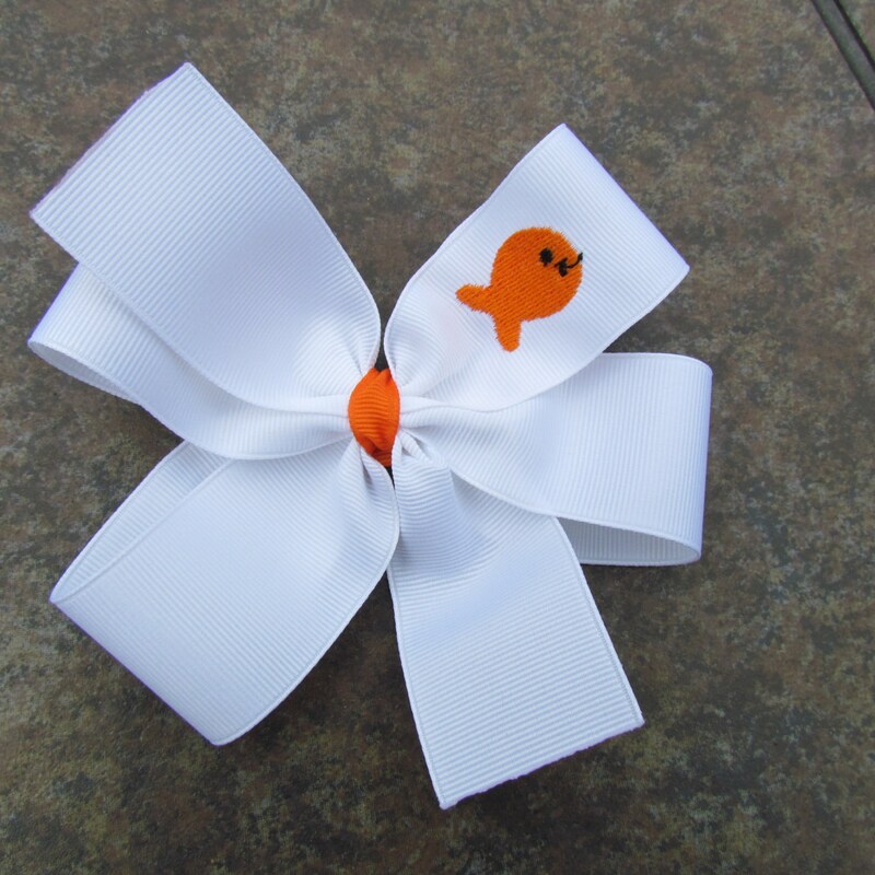 Fish Hair Bow - Etsy