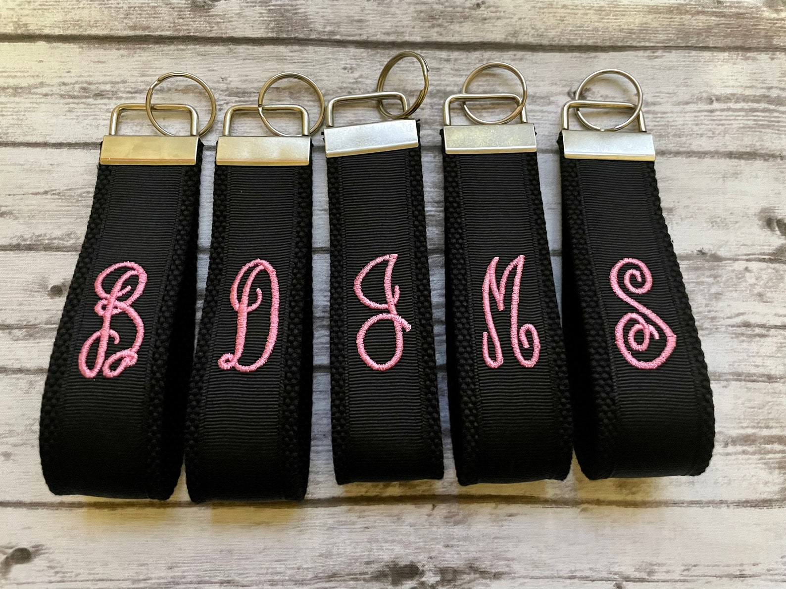 You Choose Colors-monogrammed Key Fob/monogrammed Key Fob/monogrammed ...