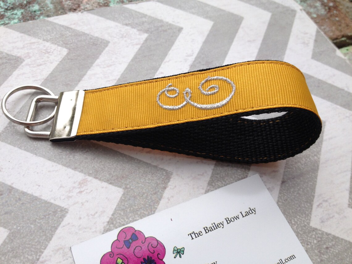 You Choose Colors-monogrammed Key Fob/monogrammed Key Fob/monogrammed ...