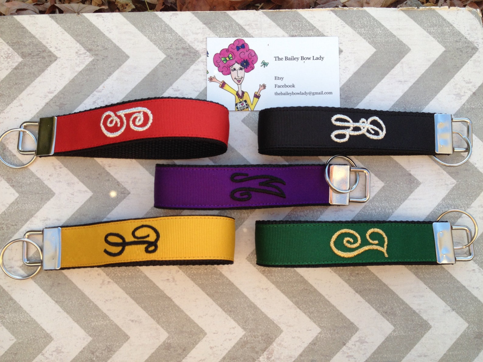 You Choose Colors-monogrammed Key Fob/monogrammed Key Fob/monogrammed ...