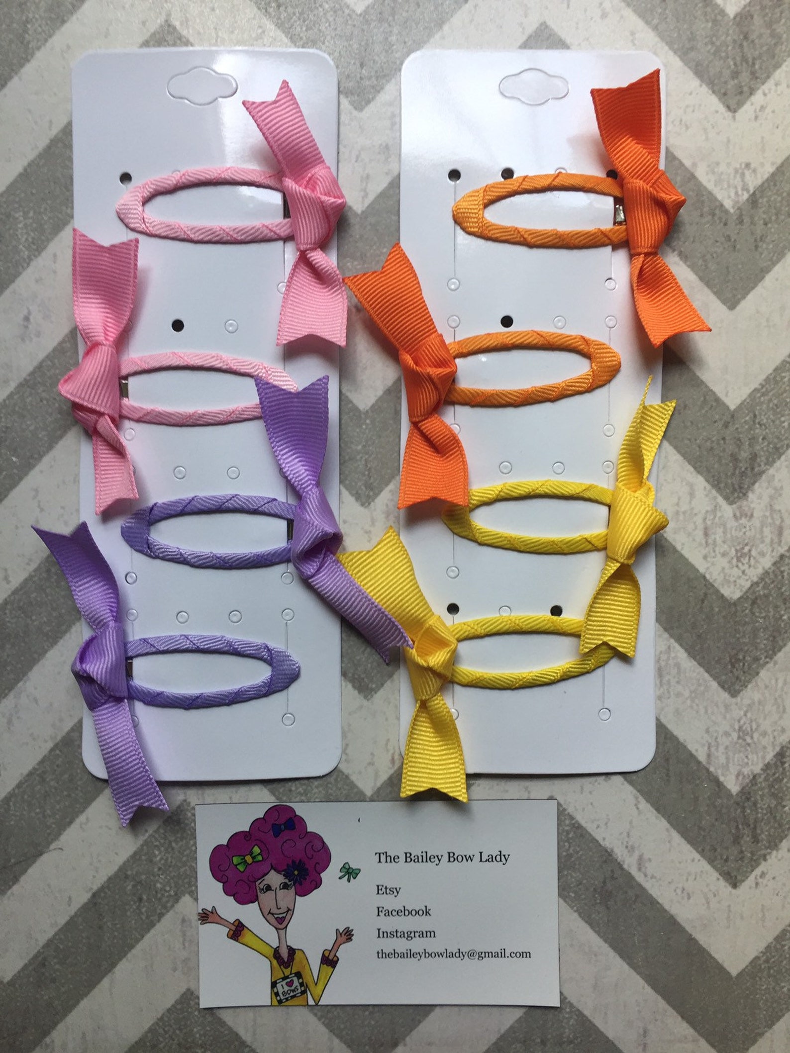 Snap Clip Set/hair Clips/ribbon Hair Clips/bow Hair Clips/snap - Etsy