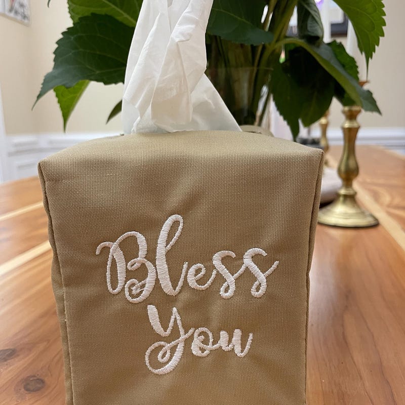 Bless You Tissue Box - Etsy