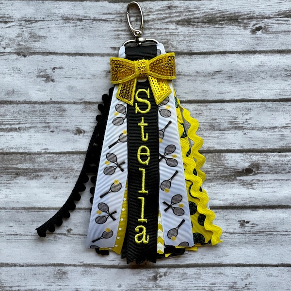 Tennis Bag Tag - Etsy