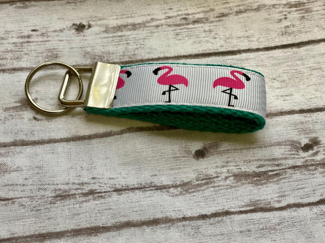 Flamingo Mini Keychain/flamingo/flamingo Key Fob/ready to Ship Key Fob ...