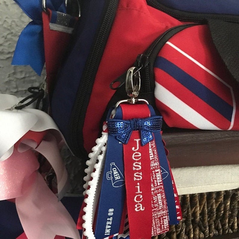 Cheer Zipper Charm/zipper Pull/cheer Bag Tag/cheer | Etsy