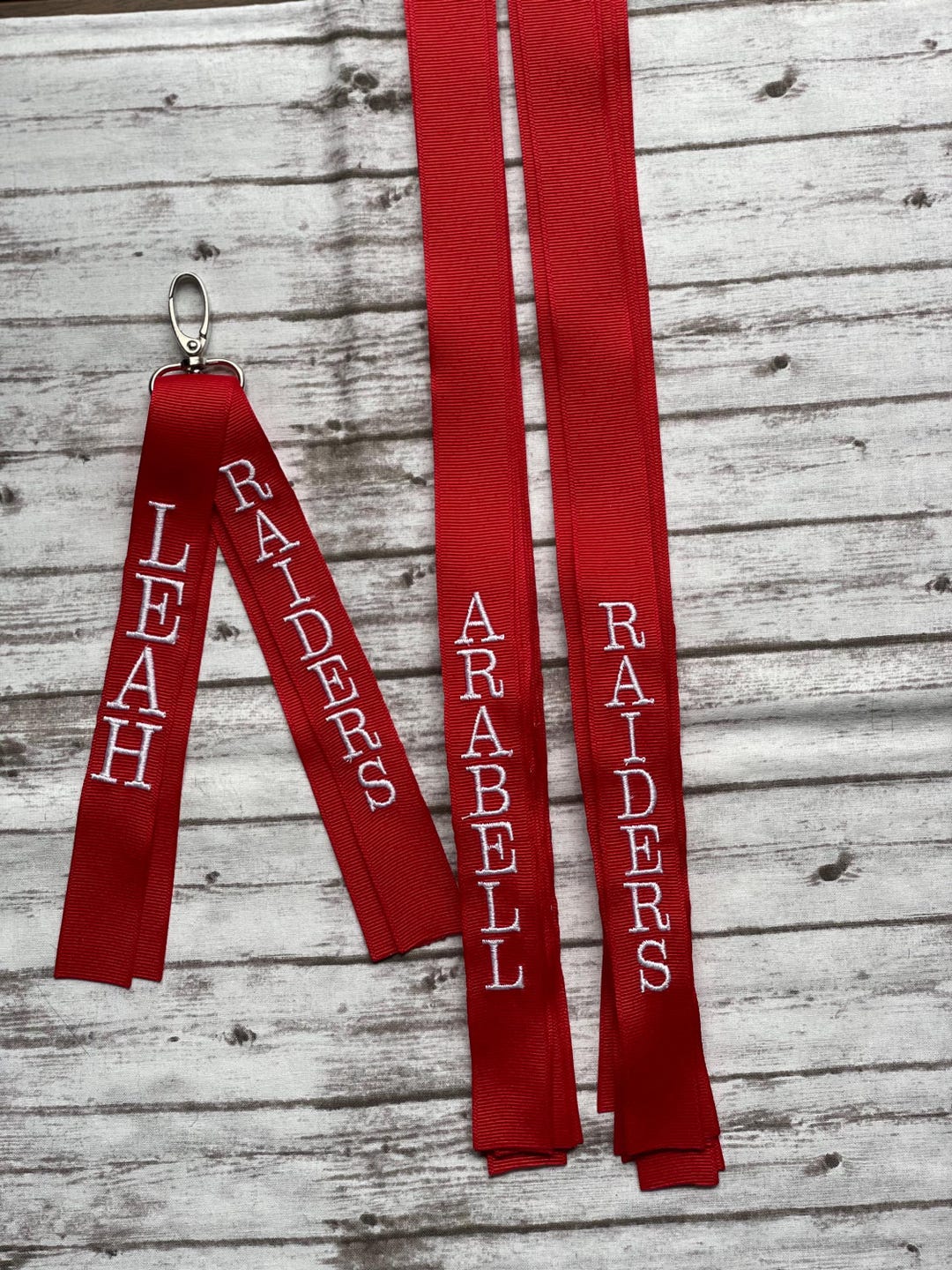 Personalized Embroidered Ribbon for Make Your Own Zipper Pull-you ...