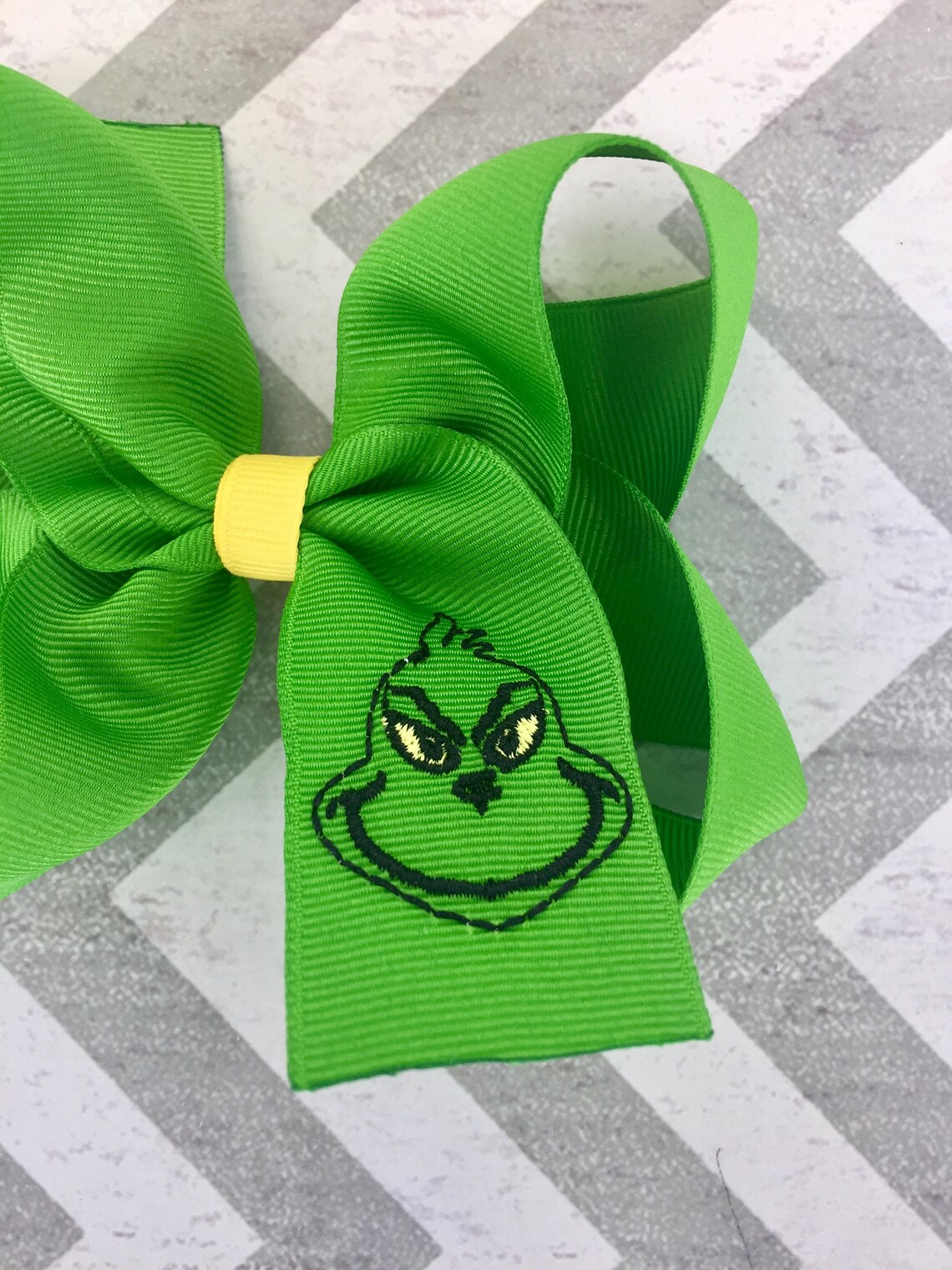 Grinch Boutique Hair Bow/Grinch Hair Bow/Grinch/Christmas Hair | Etsy