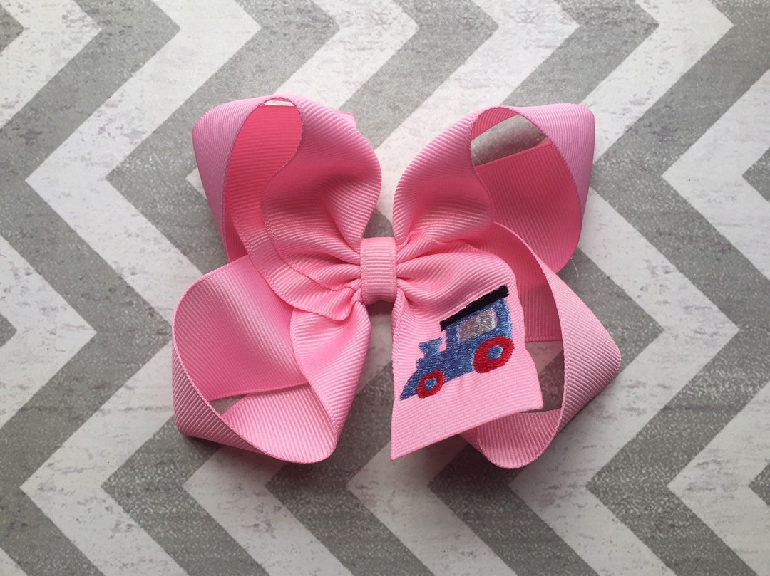 Train Hair Bow/train Bow/boutique Hair Bow/boutique Bow/train ...