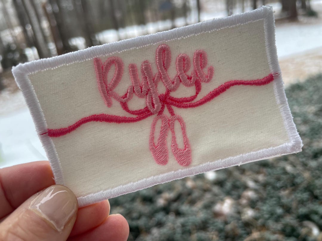 Iron on Ballet Dance Patch/name Patch/dance Patch/personalized Dance ...