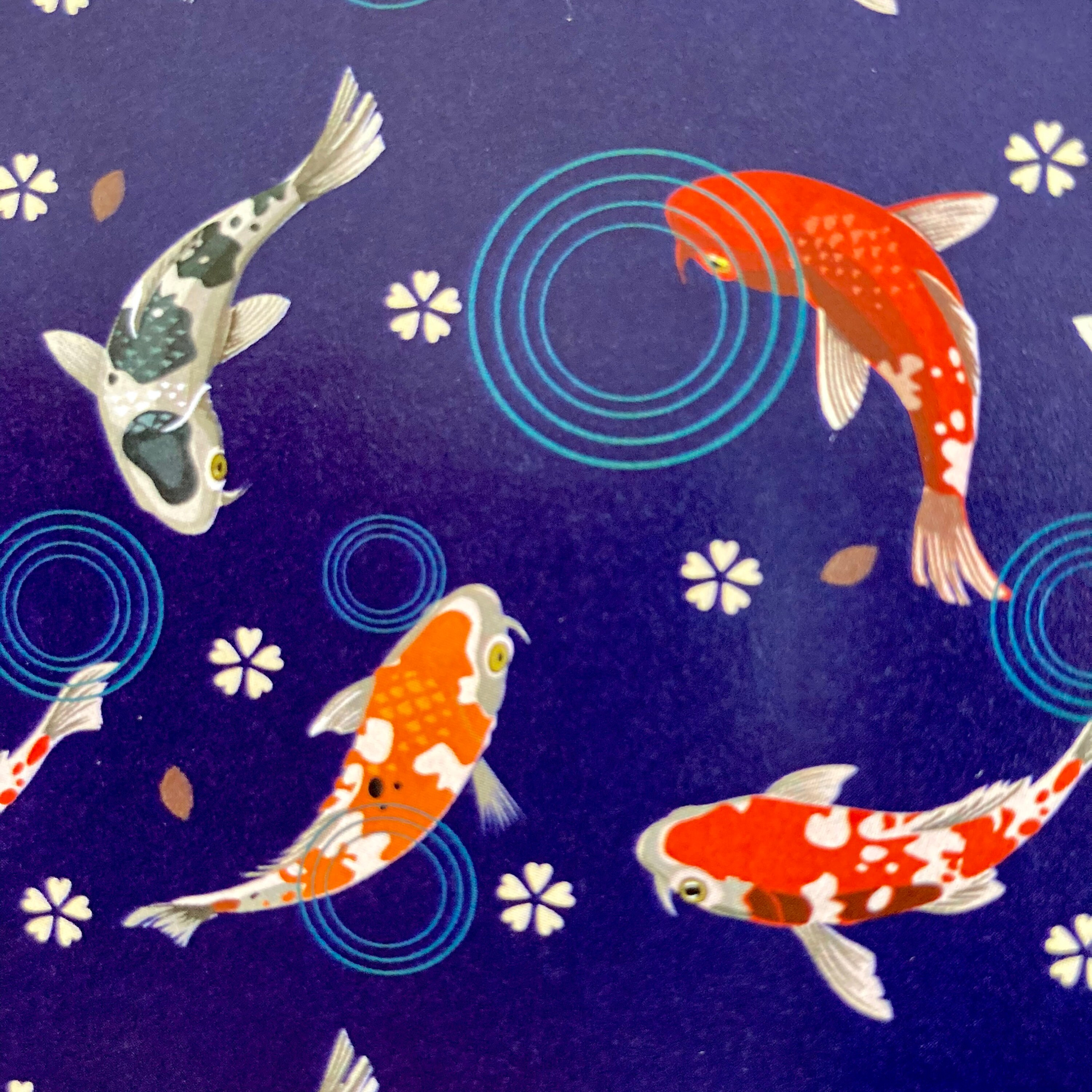 Notebook Koi fish design | Etsy