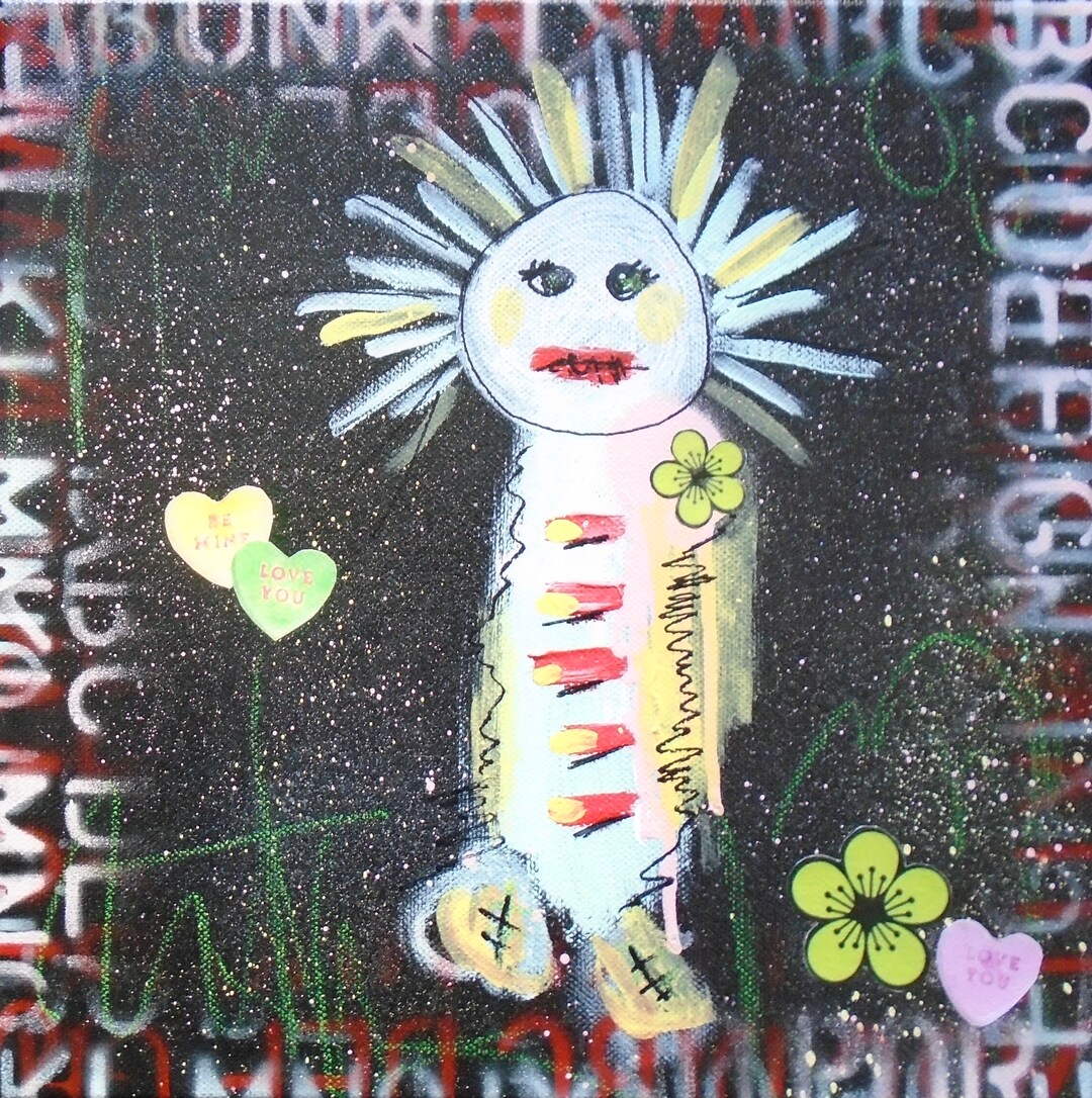 Poppets 2 Original Art Folk Art Contemporary Art Creatures Mythology ...