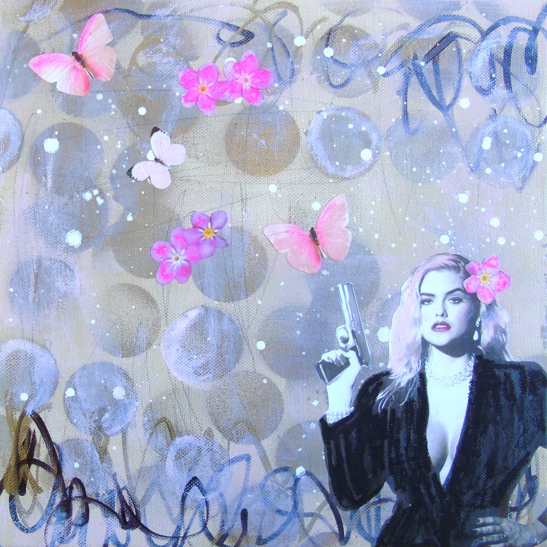 Elegy for Vickie Lynn Hogan Original Art Collage Mixed Media Painting ...