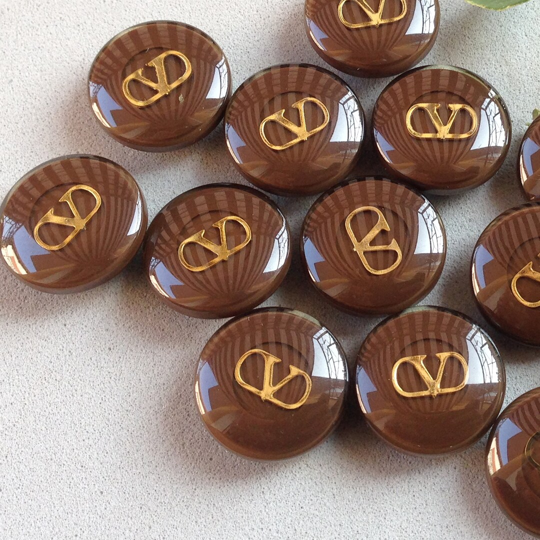 1 Pc VALENTINO Vintage Button / Authentic 1990s Italian Designer ...