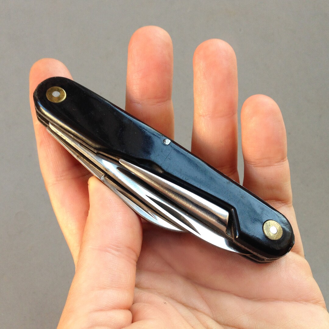 Vintage Multifunction Sailor Knife / Navy Multi-blades Folding Knife ...