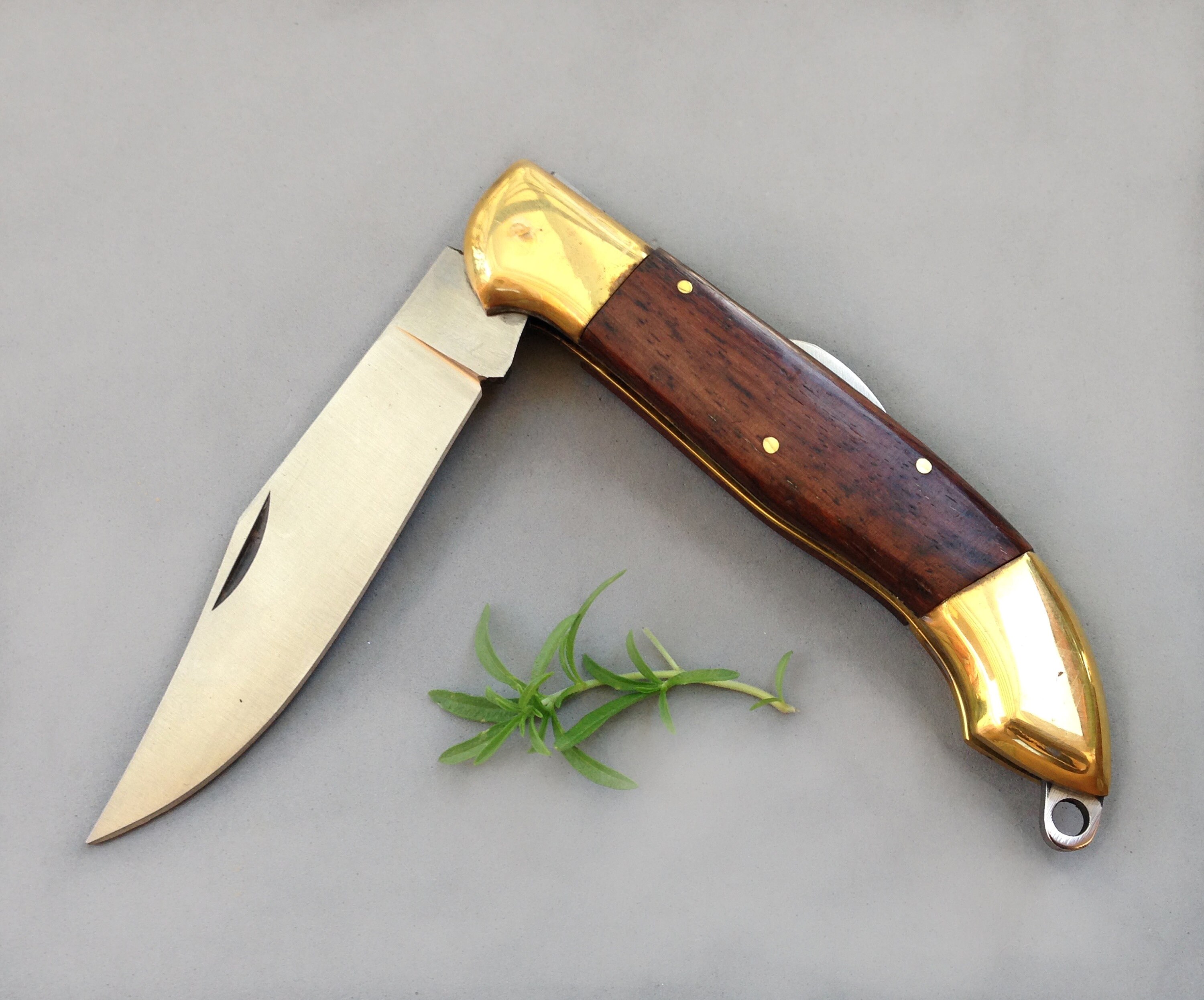 Folding Knife Wood Handle