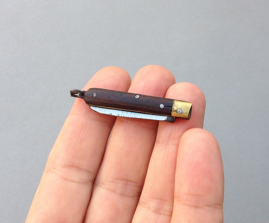 Vintage Tiny Knife / 40s Miniature Folding Knife / Mini Pocket Knife ...