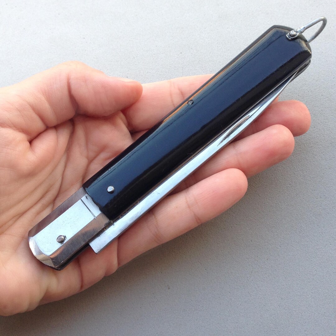 Vintage Folding Knife FROSOLONE / 1940s Italian NOS Hunting Knife ...