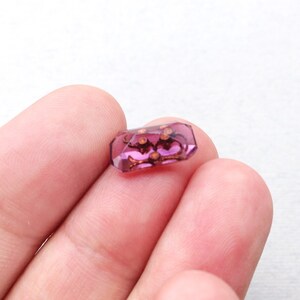 Antique Amethyst Glass Ring Gem / Monogram R Engraved Gem for Ring ...