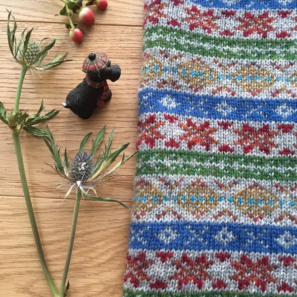 Fair Isle Scarf - Etsy