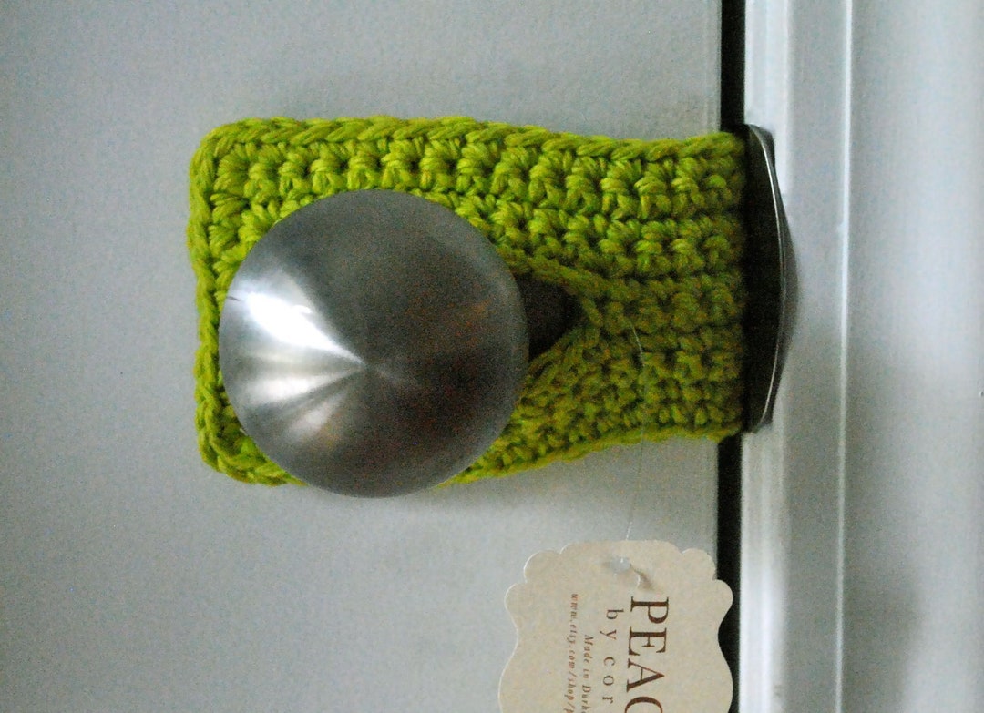 Crochet Door Knob Cover: Sound Dampening Door Muffler - Etsy