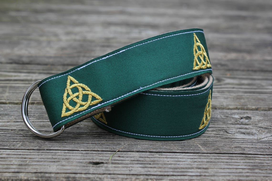 Celtic Trinity Knot Belt - Etsy