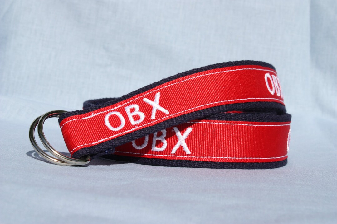 Outer Banks, OBX Embroidered Belt - Etsy