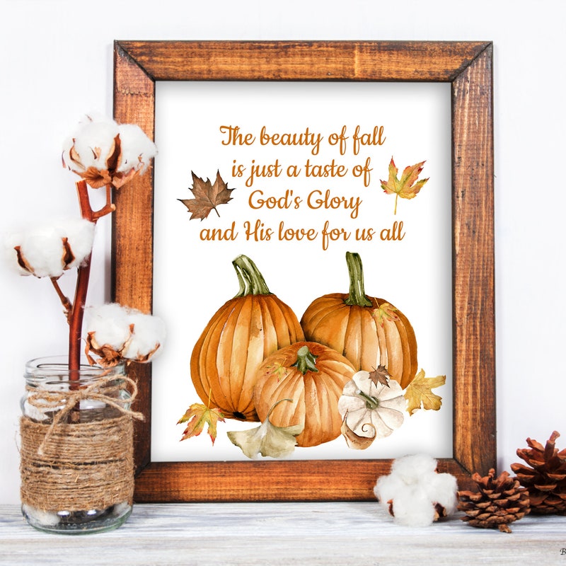 Christian Fall Signs - Etsy