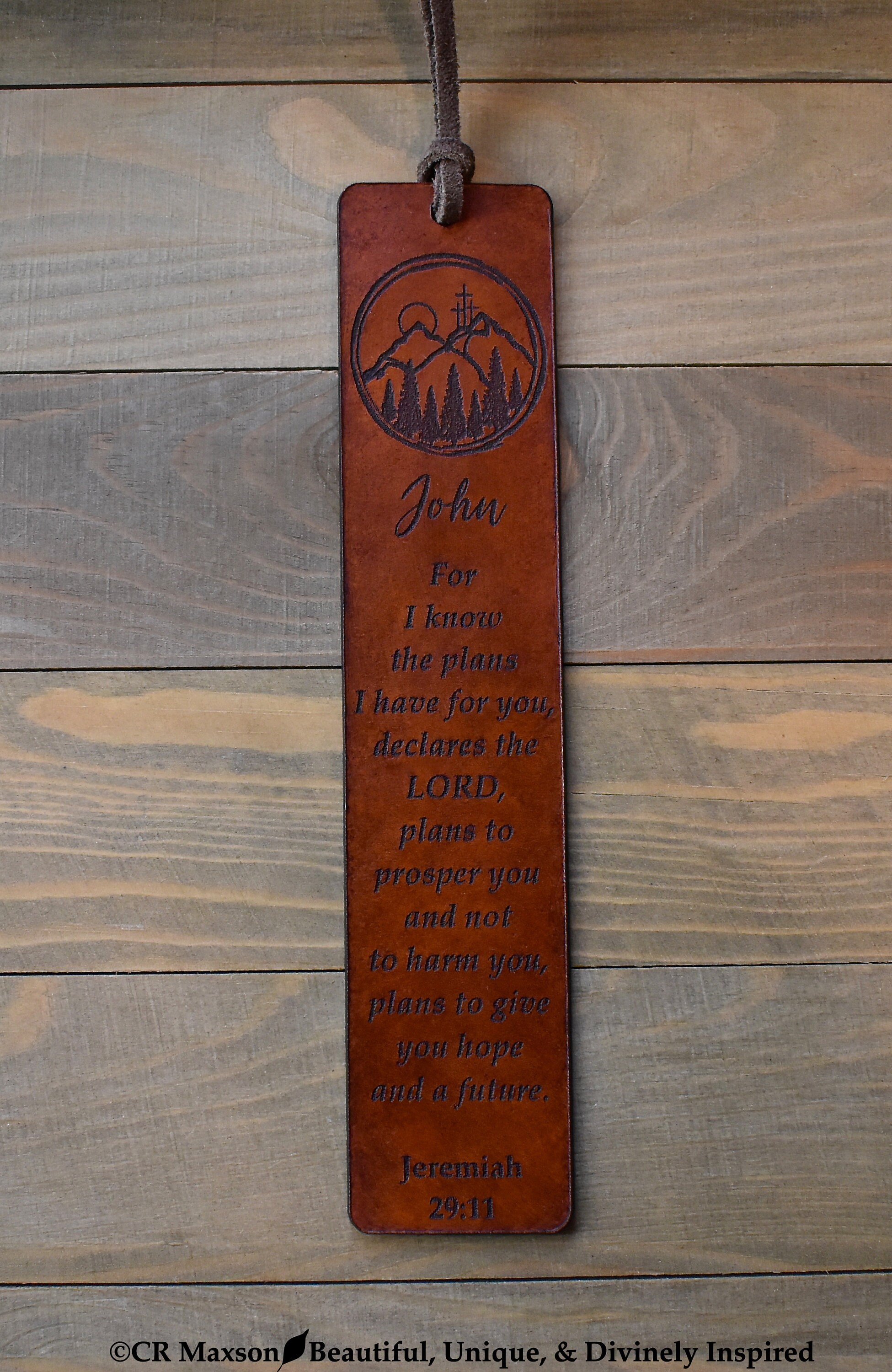 Personalized Christian Gifts for Men Bible Verse Leather | Etsy